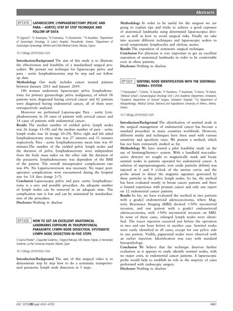 Pdf Ep1321 Sentinel Node Identification With The Sentimagsienna System