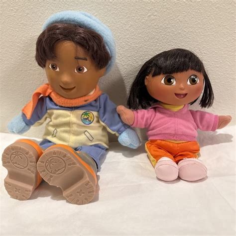 Dora And Diego Plush Dolls Ebay