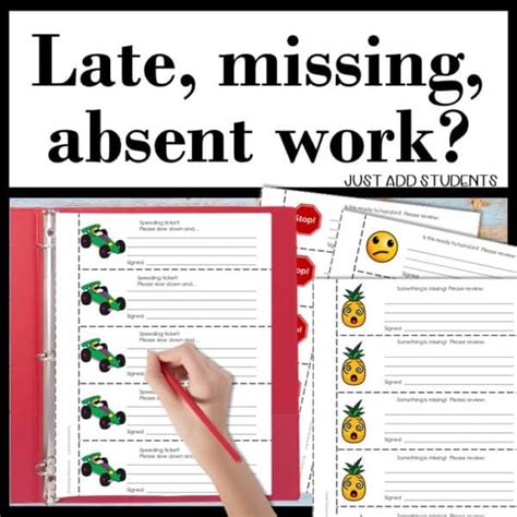 Missing Assignment Forms And Contracts Just Add Students