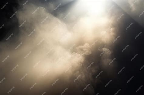 Premium Ai Image Misty Background With Sunbeam