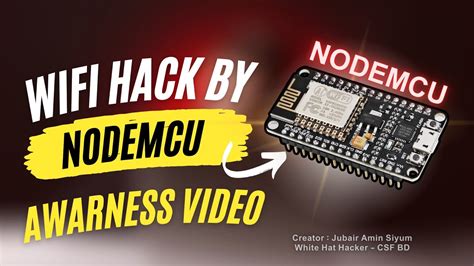 NodeMCU ESP এর মধযম Wi Fi হযক কভব হয এব কভব নজক সরকষত রখবন YouTube
