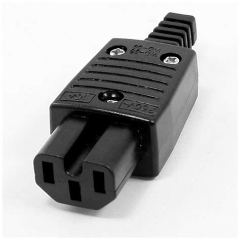 C15 Connector Female 10a 250v Ac
