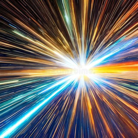 A Cosmic Explosion Of Light And Energy With Stars And Galaxies Exploding In A Spectacular