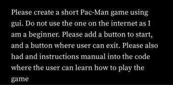 Answered Please Create A Short Pac Man Game Using Gui Do Not Use The