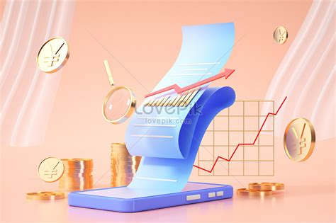 금융 상승 곡선 배경 사진 및 창의적인 일러스트 무료 다운로드 Lovepik