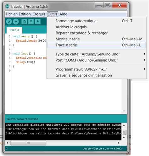 gp2y0a21yk erreur de compilation bibliothèque français arduino