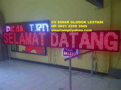 Running Text Led Display Berbasis Lan Atau Tcp Ip Agen Dan