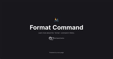 Format Command