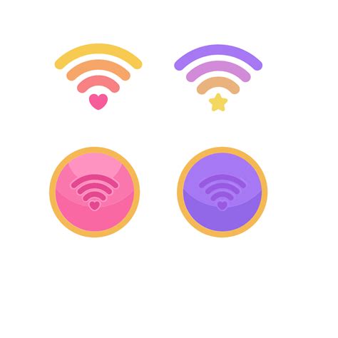 Free Cute WiFi Symbol Vector Template To Edit Online