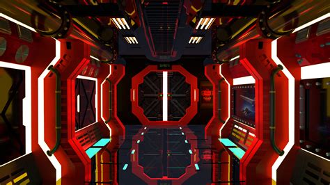 Inside Spaceship Wallpaper
