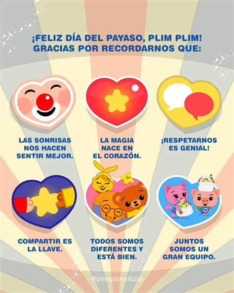Plim Plim ¡feliz Día Del Payaso Plim Plim ️🎉 Gracias Por