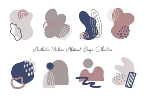 Aesthetic Modern Abstract Shape Graphic By Fathurmutiah · Creative Fabrica