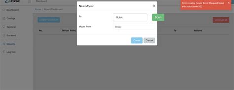 gui mount failed suspected bug rclone forum