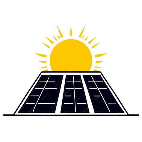Premium Vector Solar Panel Vector Illustration