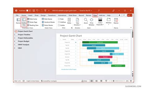 How To Use Outline View In Powerpoint