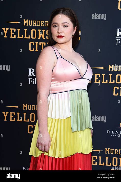 Los Angeles Ca June 23 2022 Emma Kenney Walking On The Red Carpet