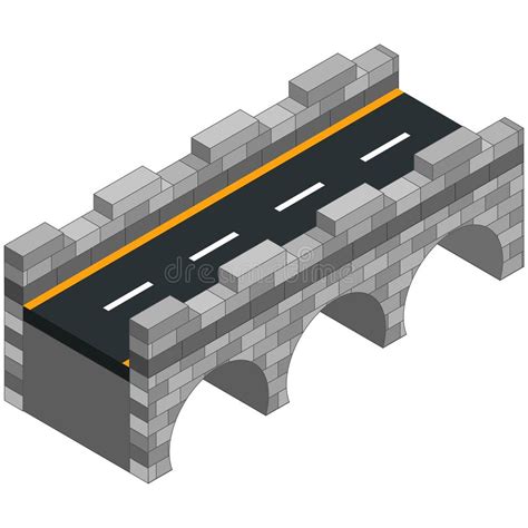 Black White Overpass Bridge Stock Illustrations 103 Black White