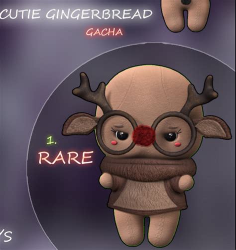 Second Life Marketplace 1 Yokai Cutie Gingerbread Gacha Fawn Rare