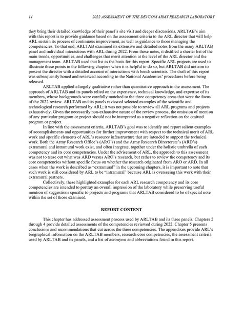 1 Introduction 2022 Assessment Of The Devcom Army Research Laboratory