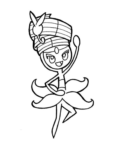 Meloetta Coloring Pages