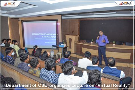 Expert Lecture On Virtual Reality Lnct Group