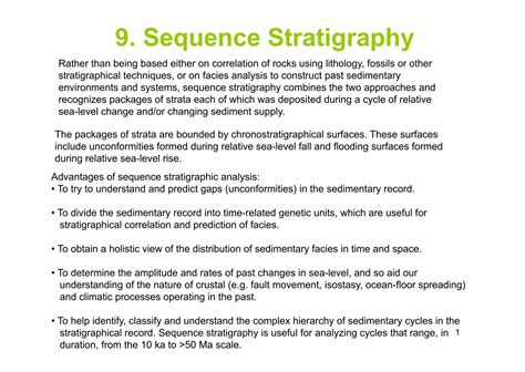 9 Sequence Stratigraphy