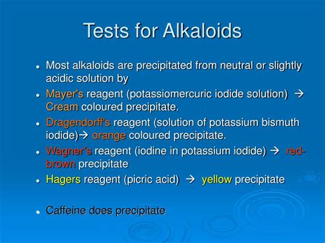 Ppt Alkaloids Powerpoint Presentation Id149540
