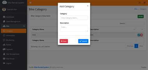 Bike Rental System Free Template In Php And Bootstrap