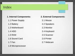 Presentation Hardware ODP