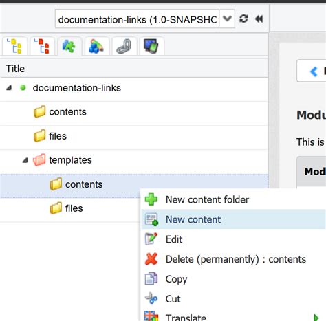 Adding Documentation Links To The Home Page