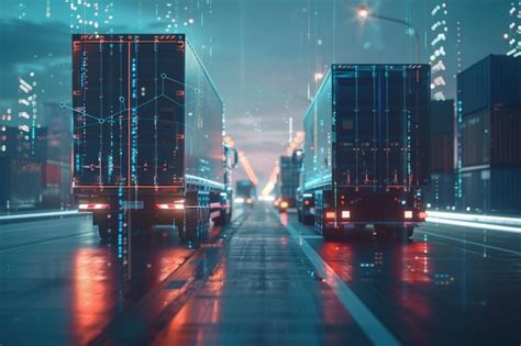 Intelligent Logistics Network Truck Container Cargo Distribution With
