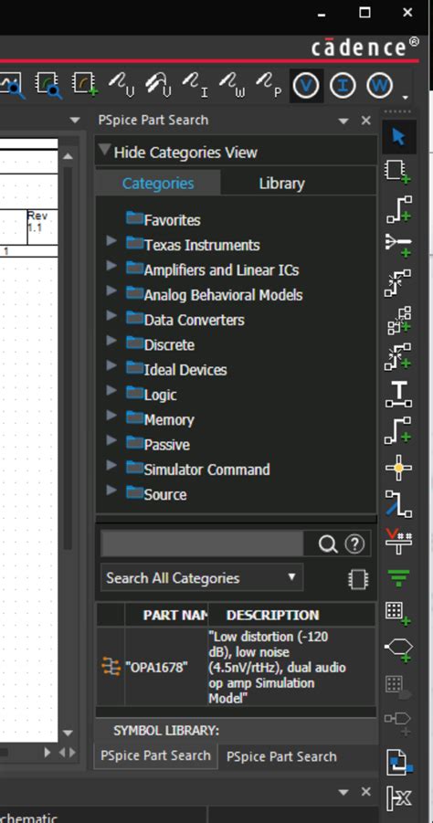 Pspice For Ti Can I Get The Cadence Pspice Library Into Pspice For Ti Simulation Hardware