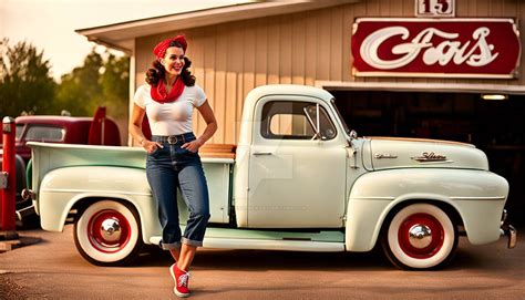Pinup White Truck 2 By Theevilnick On Deviantart