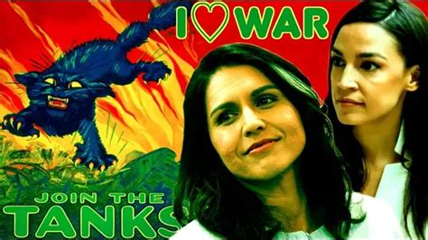 Neither Tulsi Or Aoc Are Anti War Tulsi Gabbard And Aoc Are Two Sides