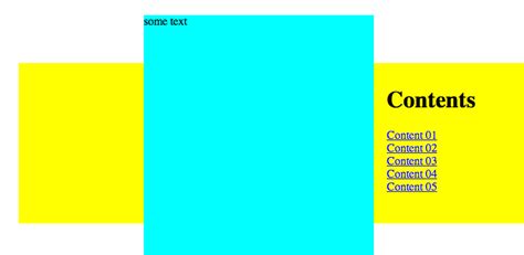 Html Fixed Position Div Relative To Centered Content Div Stack