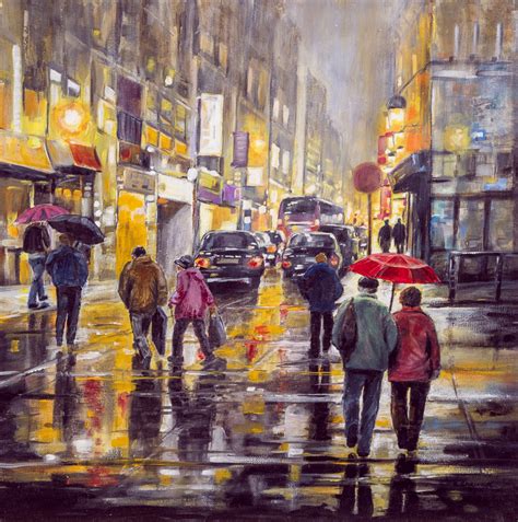 Rainy Night Out Rowles Fine Art Gallery