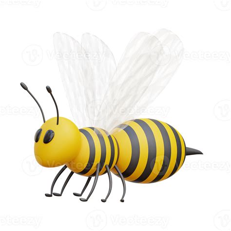 Bee 3d Icon Illustrations 28754194 Png