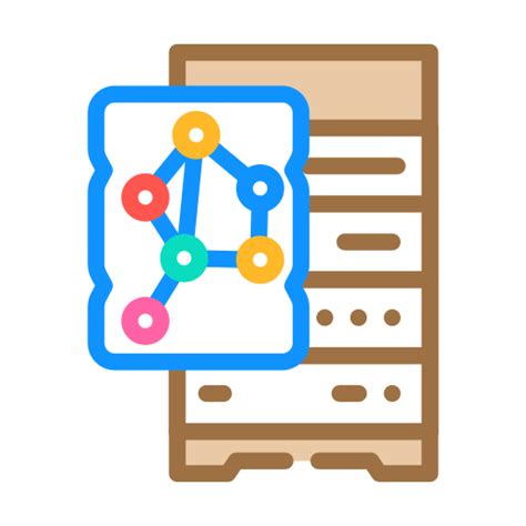 nosql database administrator computer system technology icon