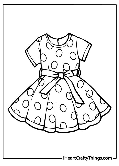 Clothes Coloring Pages Printable