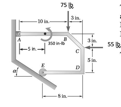 SOLVED The D Rigid Body Shown To The Right Is Subject To A Force Couple System And Is In