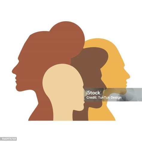 사람들 실루엣 젊은 남성과 여성 사람 프로필 아바타 벡터의 그룹 공동체에 대한 스톡 벡터 아트 및 기타 이미지 공동체 남자 다중 색상 Istock