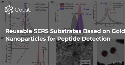 Reusable Sers Substrates Based On Gold Nanoparticles For Peptide Detection Colab