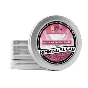 Red Pearl Cocktail Rimming Sugar Simply Syrups