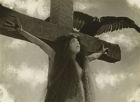 Woman Crucified On The Cross