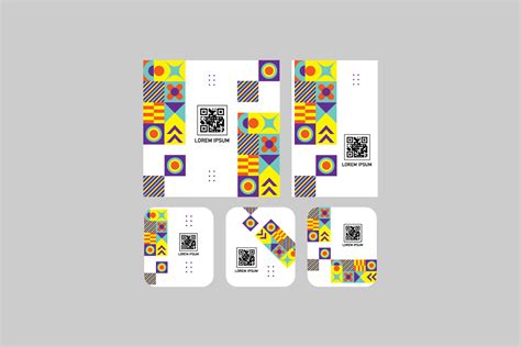 Set Of Different Size Qr Code Label Art Graphic By Muhammad Rizky Klinsman Creative Fabrica