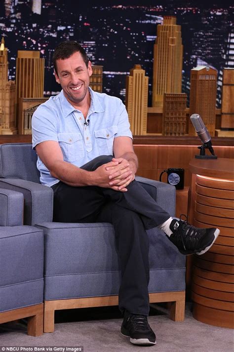 Adam Sandler Gets Tongue Tied On Set Of 90s Flick Sandy Wexler In LA Daily Mail Online