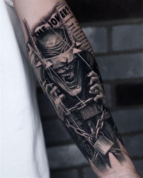 Joker Vs Batman Batman Tattoo Joker Tattoo Batman Vs Joker Tattoo