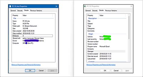 File Properties Details Author Last Saved Windows Spiceworks Community
