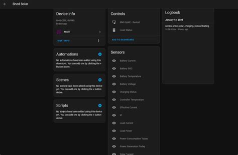 Mqtt Entities Available Via Home Assistant Companion Android App But Not Via Pc Local Login