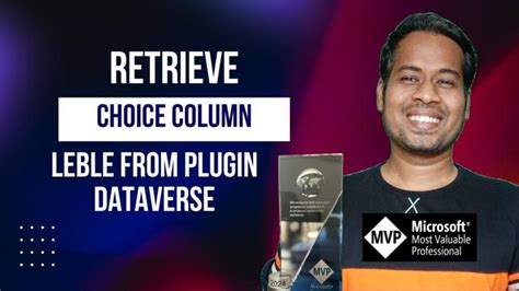 Marcel Broschk On Linkedin Get Label Of Choice Column Dataverse Plugin